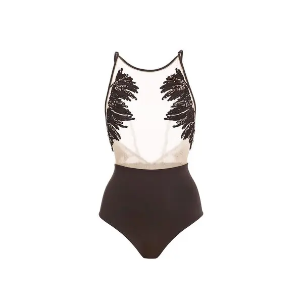 MOOREA SWIM Nadia One Piece Swimsuit - Brown