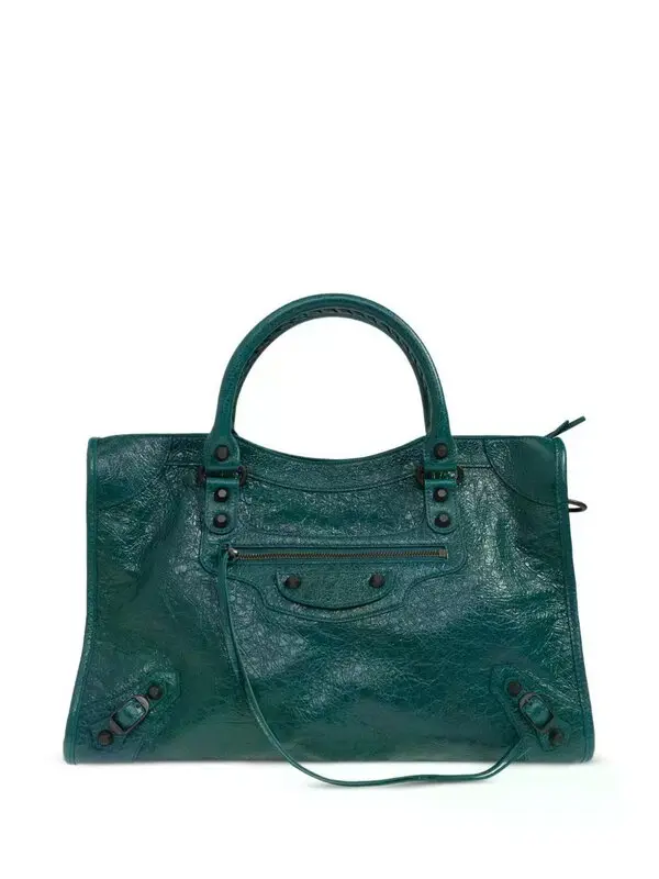 Balenciaga Medium Le City Bag Tote Bag - Green
