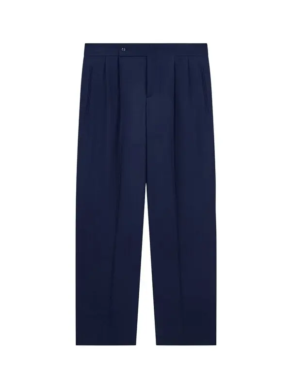 Giorgio Armani Fluid Virgin Wool Oversized Trousers