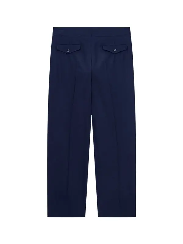 Giorgio Armani Fluid Virgin Wool Oversized Trousers