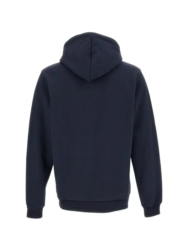 LES DEUX Logo-print Drawstring Hoodie - Blue