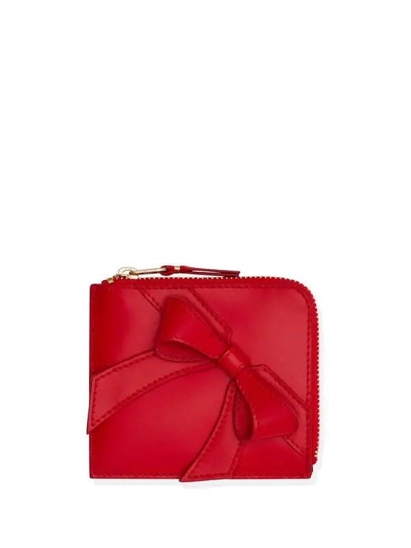 Comme Des Garçons Big Bow Leather Wallet