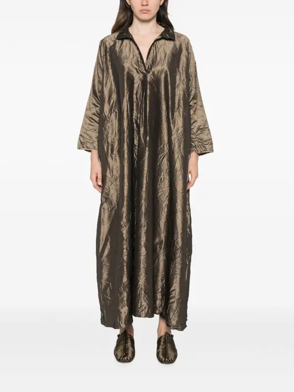 DANIELA GREGIS Silk Midi Dress