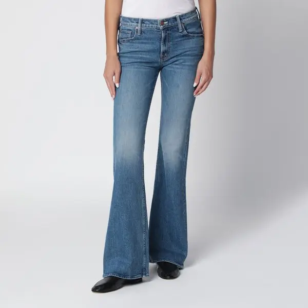 MOTHER The Jinx Heel Bootcut Jeans In Medium Denim - Blue