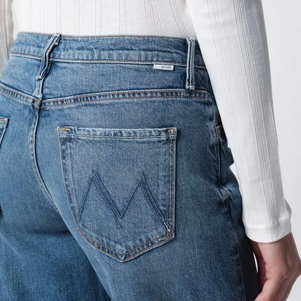 MOTHER Mid Rise Maven Flood Jeans