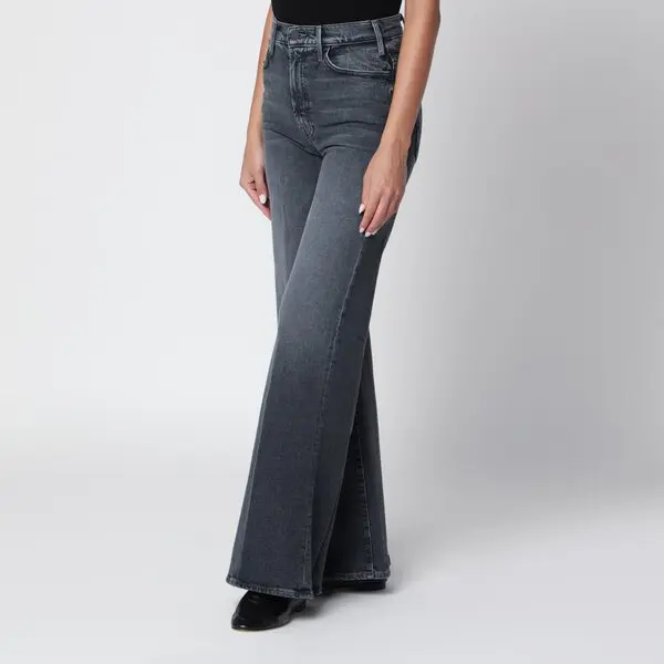 MOTHER The Hustler Roller Sneak Jeans - Grey