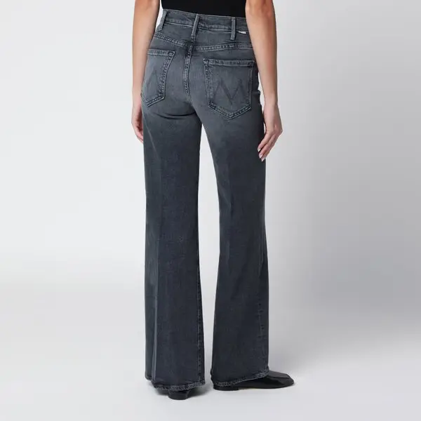 MOTHER The Hustler Roller Sneak Jeans - Grey