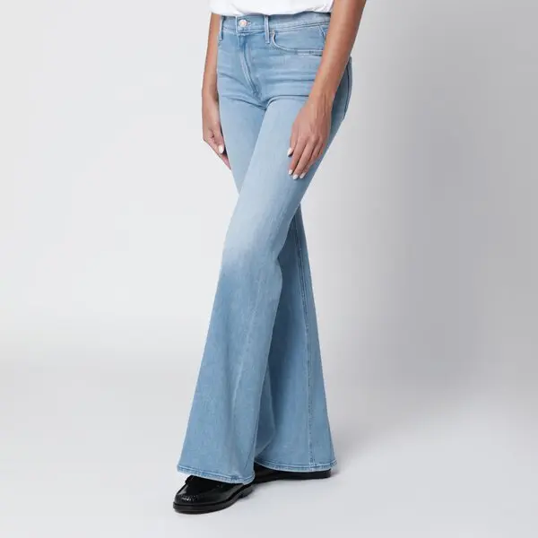 MOTHER The Doozy Flared Trousers In Denim