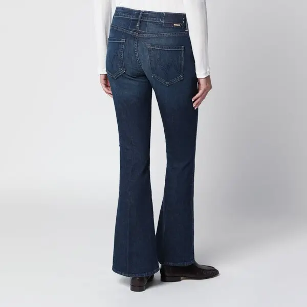 MOTHER The Weekender Jeans In Dark Washed Denim