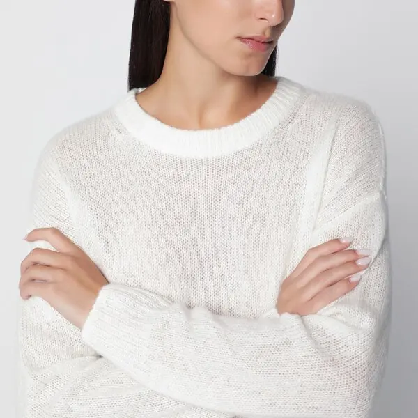 LISA YANG Cashmere And Silk Lova Sweater - White