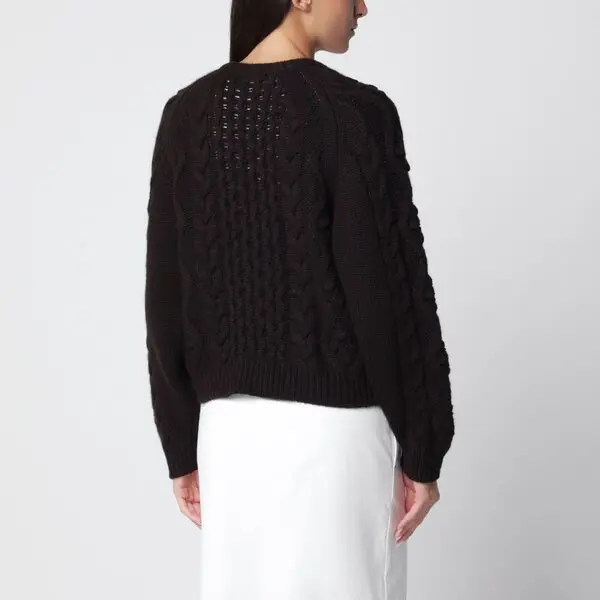 LISA YANG Cable-knit Cashmere Cardigan