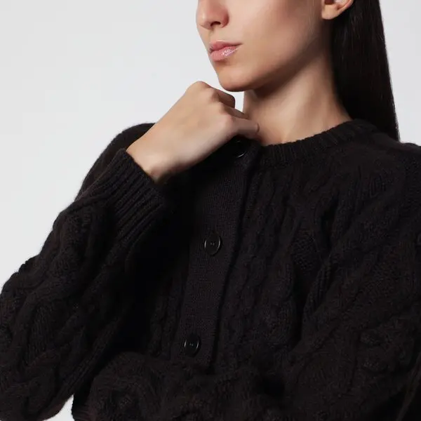 LISA YANG Cable-knit Cashmere Cardigan