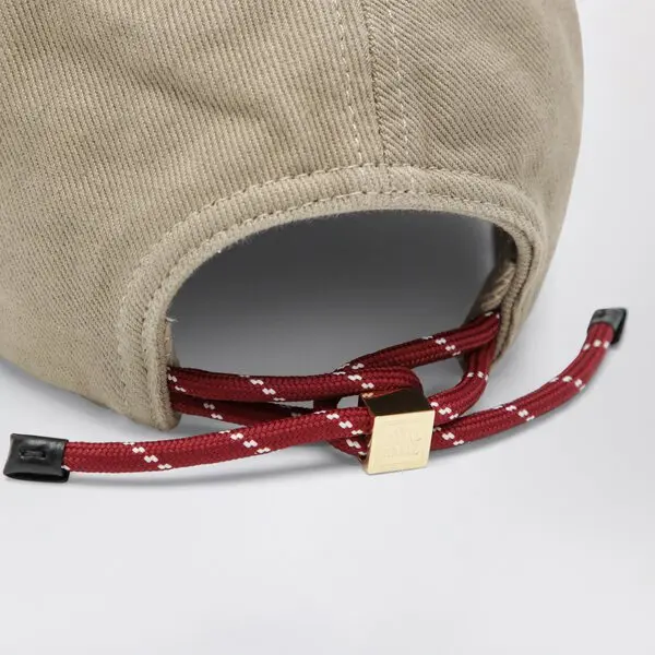 Miu Miu Washed Denim Baseball Cap In And Burgundy