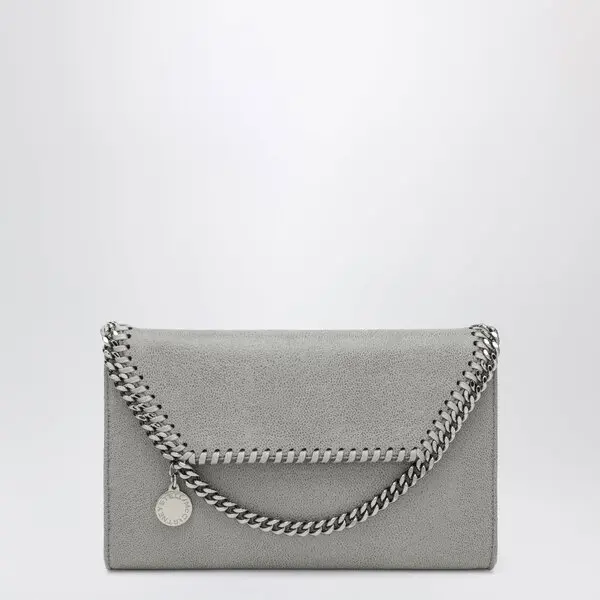 Stella McCartney Light Falabella Crossbody Wallet Bag - Grey