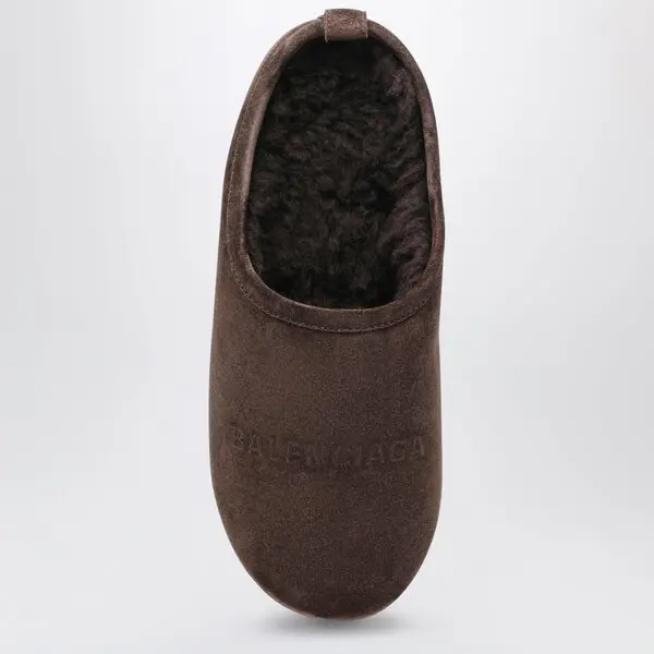 Balenciaga Soft Platform Clogs - Brown