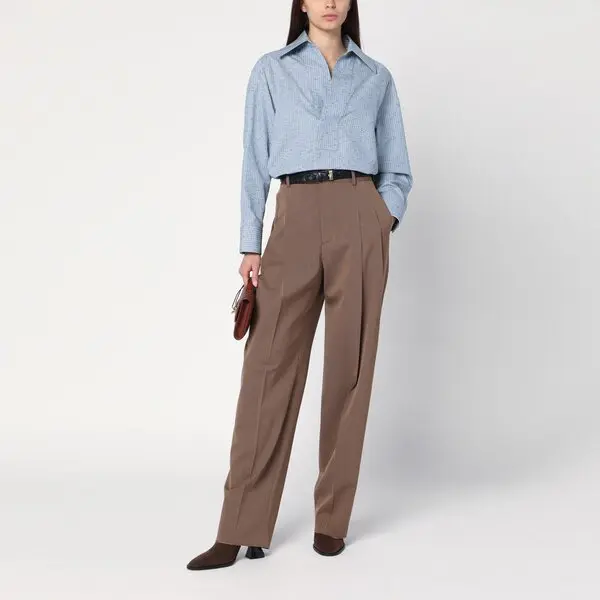 Bottega Veneta Trousers In Wool Blend