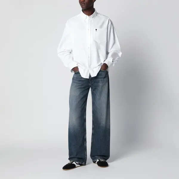 AGOLDE Luka Jeans In Washed Dark Indigo Denim