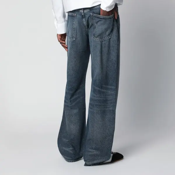 AGOLDE Luka Jeans In Washed Dark Indigo Denim