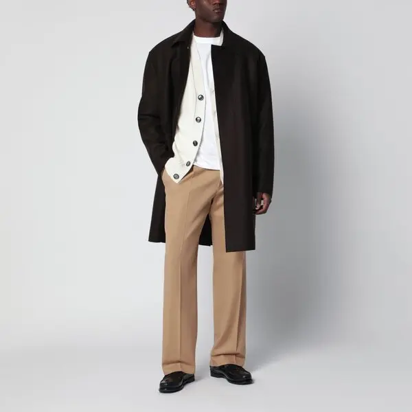 Harris Wharf London Dark Wool Coat