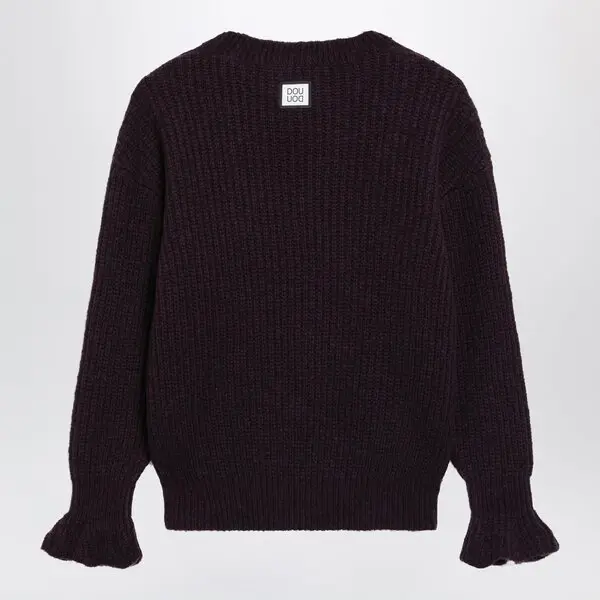 DOUUOD Mélange Wool Blend Sweater