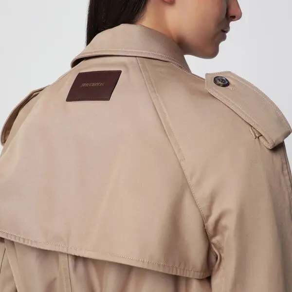 JW Anderson Short Cotton Trench Coat