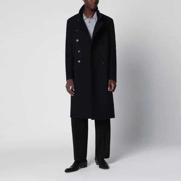 TOM FORD Midnight Wool Double-breasted Coat