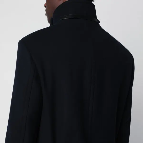TOM FORD Midnight Wool Double-breasted Coat