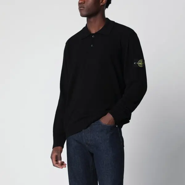 Stone Island Wool Polo Sweater