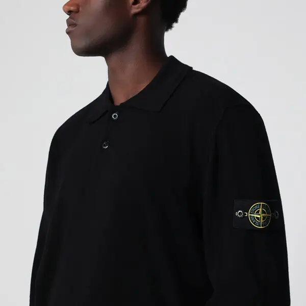 Stone Island Wool Polo Sweater