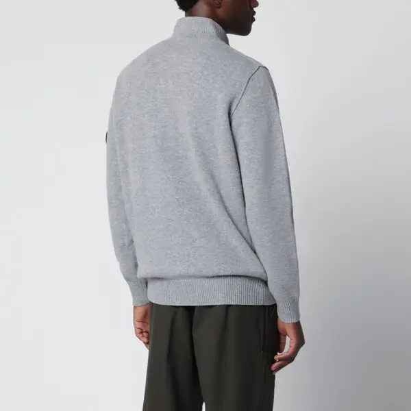 Stone Island Mélange Wool Blend Sweater