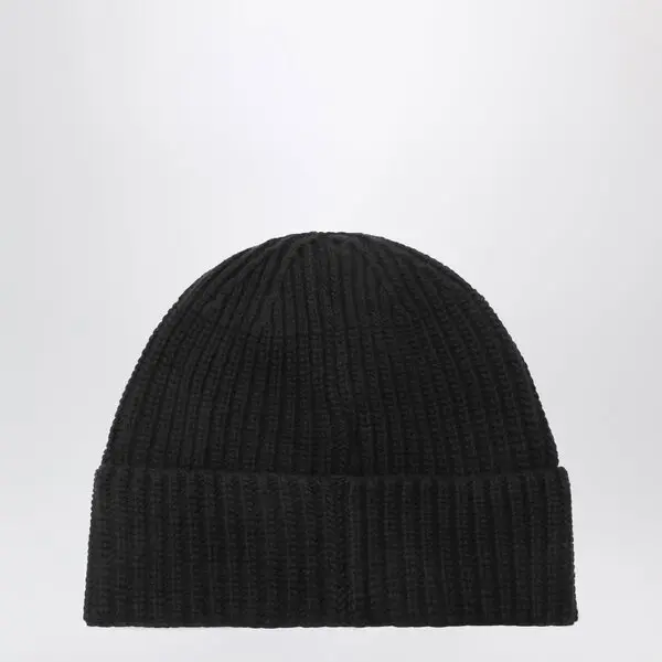 Stone Island Wool Beanie With Compass Patch