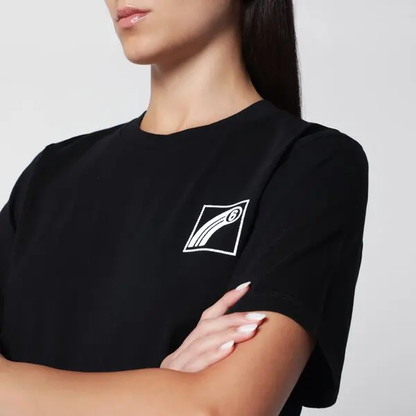 MAISON MARGIELA Cotton Jersey T-shirt With Graphic Print - Black