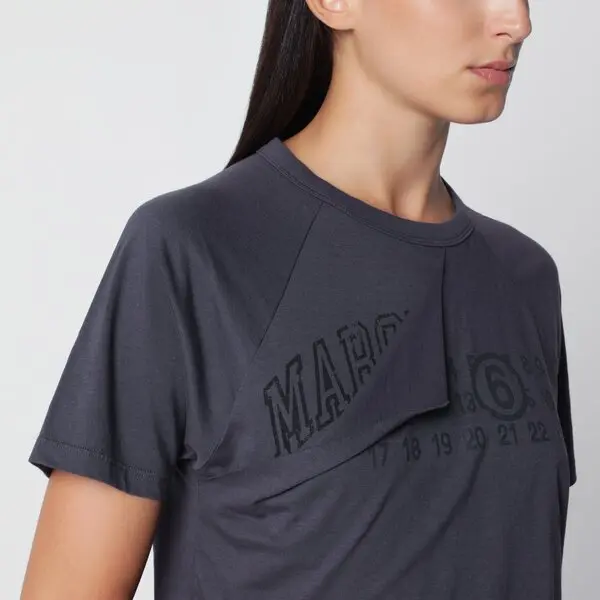 MAISON MARGIELA Cotton Jersey T-shirt - Blue