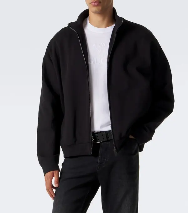 Gucci Cotton-blend Jersey Track Jacket