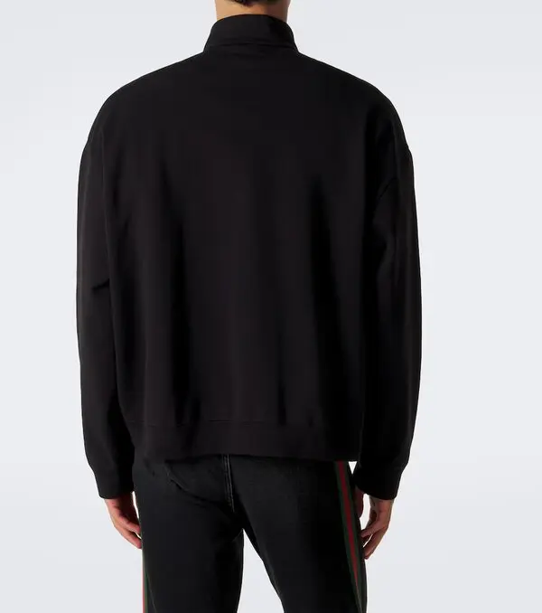 Gucci Cotton-blend Jersey Track Jacket