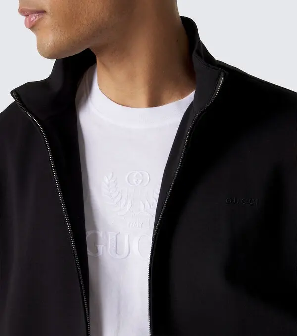 Gucci Cotton-blend Jersey Track Jacket