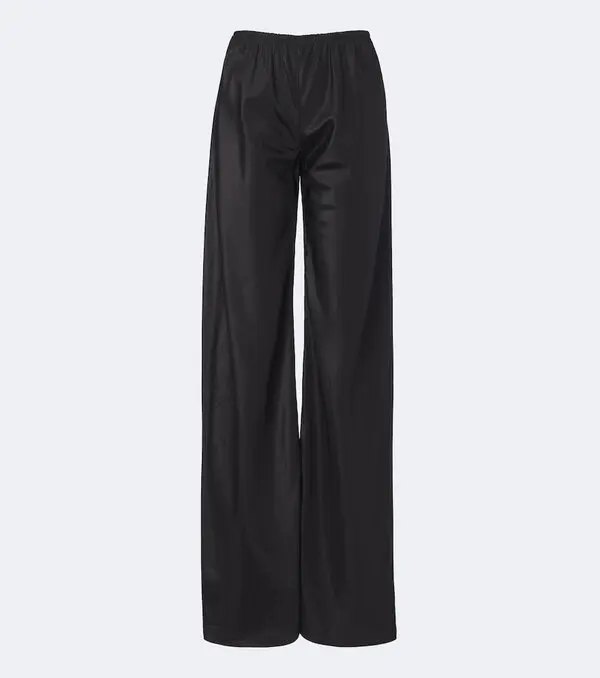 THE ROW Gala Silk Wide-leg Pants