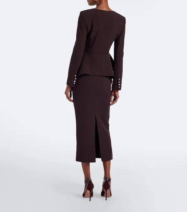 Roland Mouret Crepe Pencil Skirt