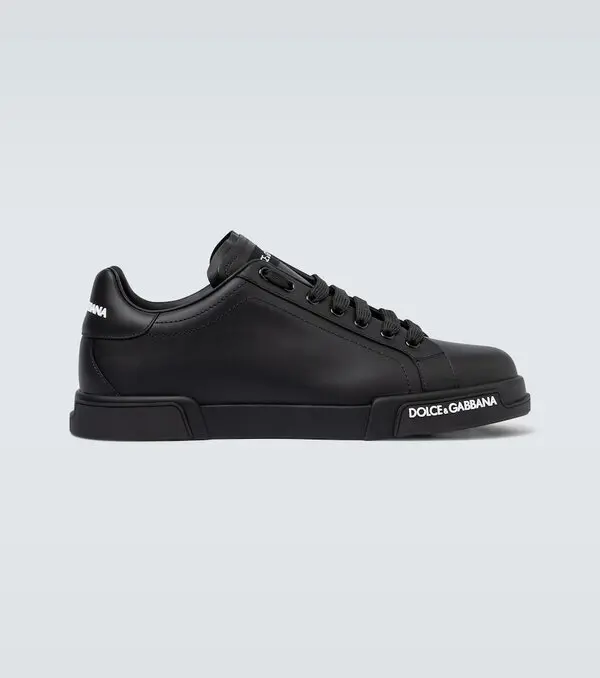 Dolce & Gabbana Port Light Leather Sneakers