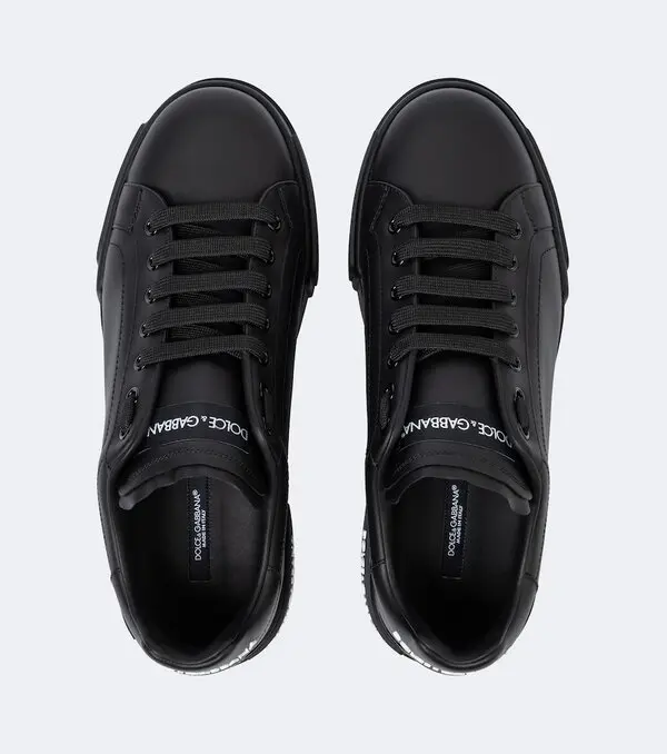 Dolce & Gabbana Port Light Leather Sneakers