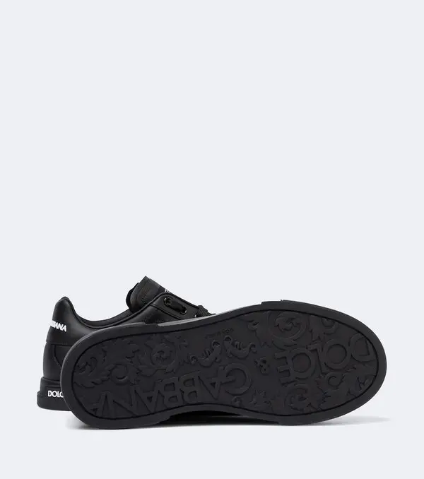 Dolce & Gabbana Port Light Leather Sneakers