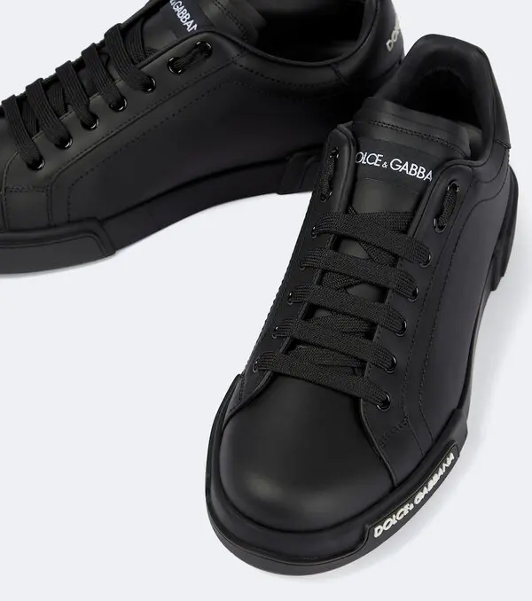 Dolce & Gabbana Port Light Leather Sneakers