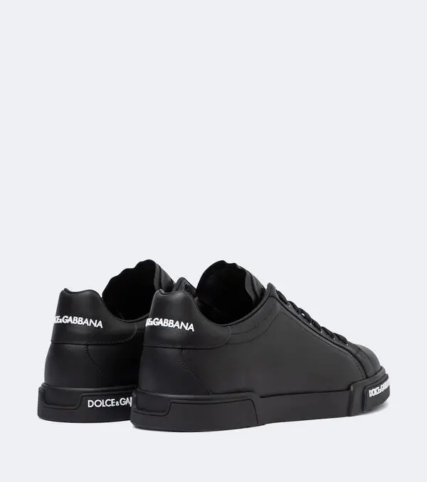Dolce & Gabbana Port Light Leather Sneakers