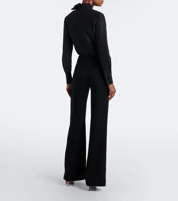 Roland Mouret Draped Wide-leg Pants