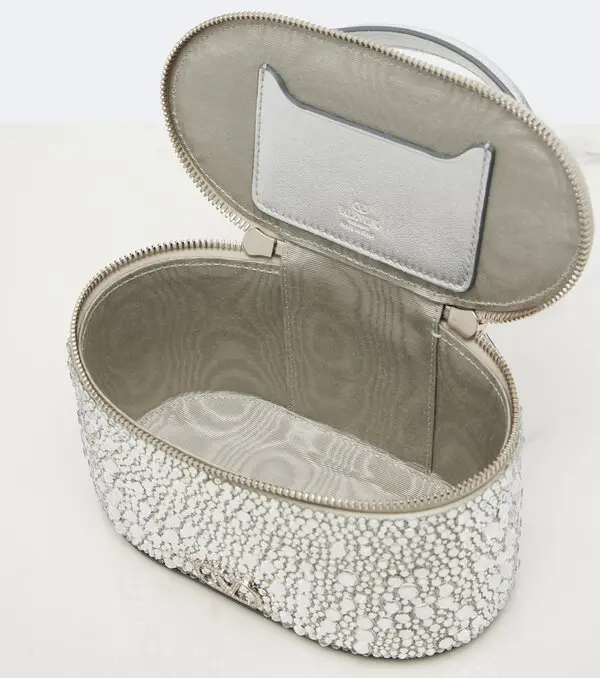 Valentino Garavani Vlogo Small Embellished Vanity Bag
