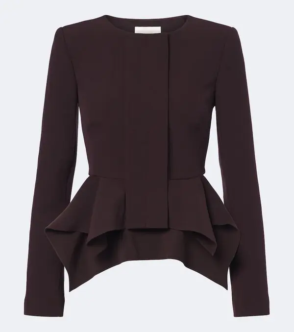 Roland Mouret Peplum Crepe Jacket