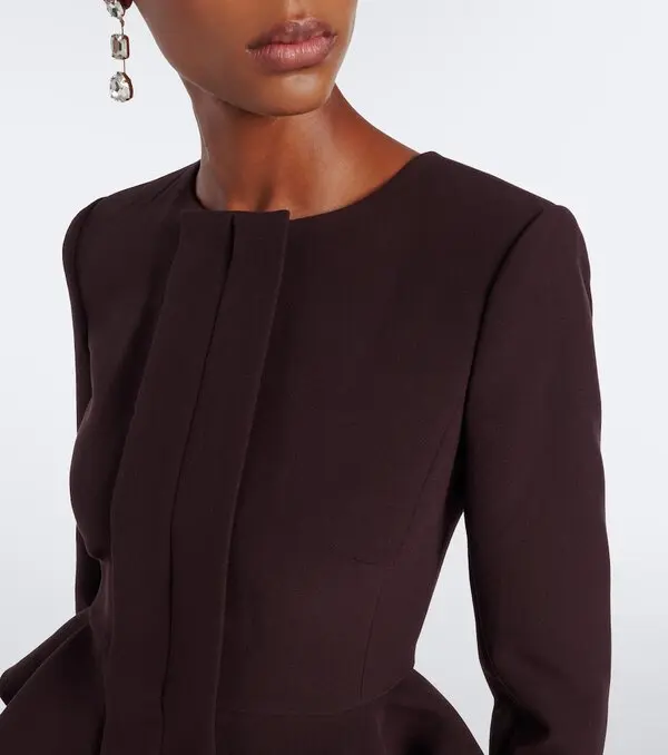 Roland Mouret Peplum Crepe Jacket