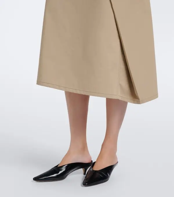 Bottega Veneta Cotton Wrap Skirt