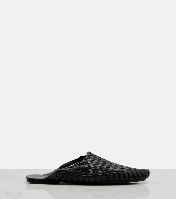 THE ROW Woven Leather Mules