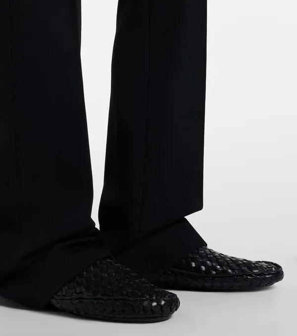 THE ROW Woven Leather Mules
